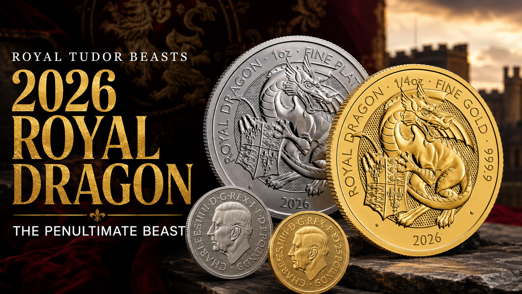 The Royal Tudor Beasts 2026 Royal Dragon: The Penultimate Beast Arrives ...