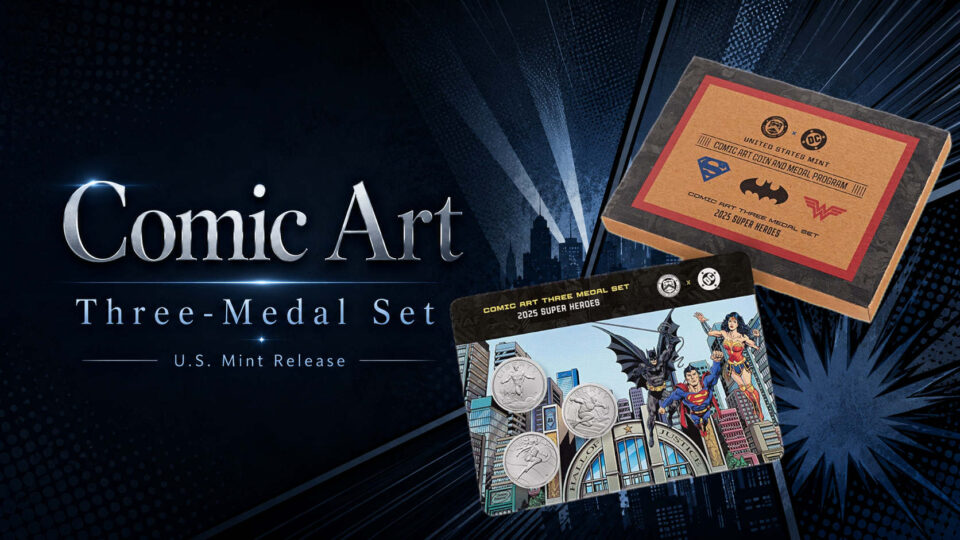U.S. Mint Opens Subscriptions for Comic Art Three Medal Set Pairing ...