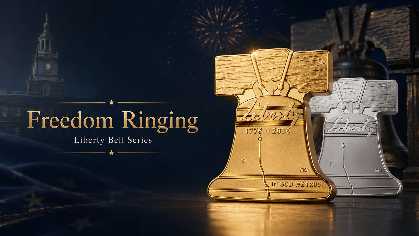 The US Mint Breaks the Mold: Bell Shaped “Freedom Ringing – Liberty ...